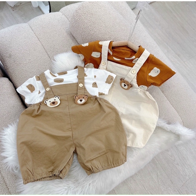 TWO BER Set yếm kèm áo cho bé mã 54070 | Shopee Việt Nam