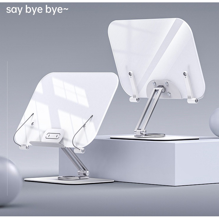 Kệ đọc sách chân đế xoay 360 độ từ hợp kim nhôm và mika của DIGIMIX để ...