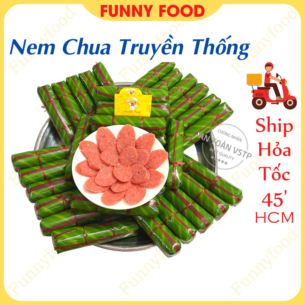 Nem Chua Truyền Thống – Nem Chua Ước Lễ 250g/cây – [Ship Hỏa Tốc HCM ...