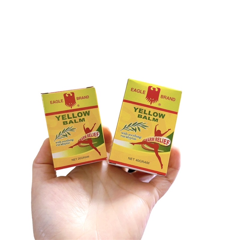 Dầu Cù Là(cao vàng) con Ó Eagle brand yellow balm hộp 20g và 40g ...