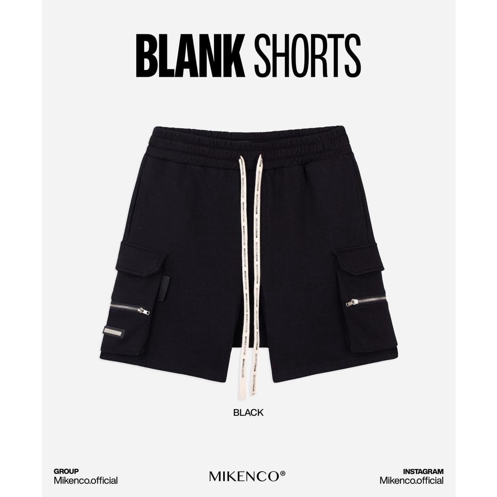 Quần đùi chính hãng Mikenco BLANK SHORT | Shopee Việt Nam
