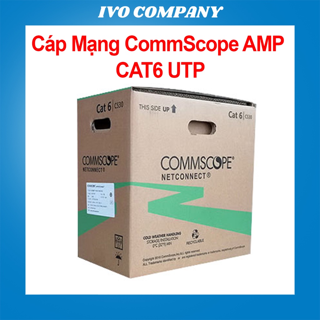Cáp Mạng CommScope AMP CAT6 UTP (Thùng 305m) | Shopee Việt Nam