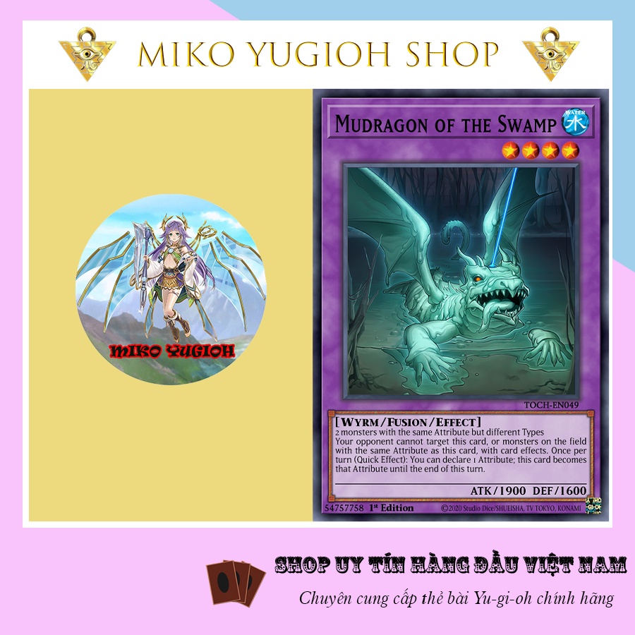 [ Miko Yugioh ] Thẻ Bài Yugioh Chính Hãng Tiếng Nhật Mudragon of the Swamp RC04 | Shopee Việt Nam