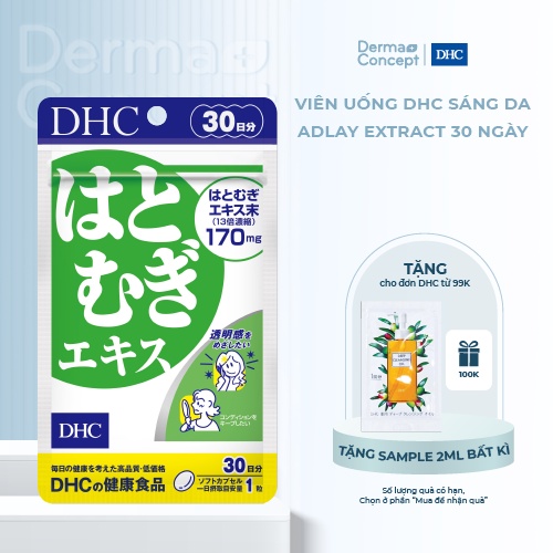 Viên uống DHC sáng da Adlay Extract 30 viên (30 ngày) | Shopee Việt Nam