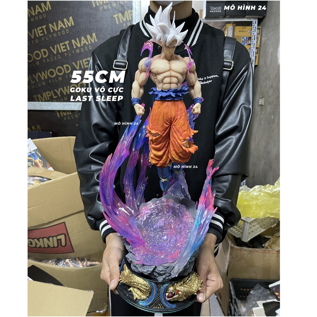 [55CM] ĐỒ CHƠI mô hình Son goku vô cực UI ultra instinct last sleep giá ...