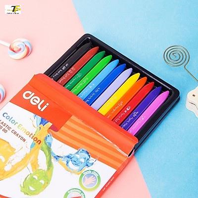 Bút sáp màu 12/18/24 màu - Deli EC20000/EC20010/EC20020 | Shopee Việt Nam
