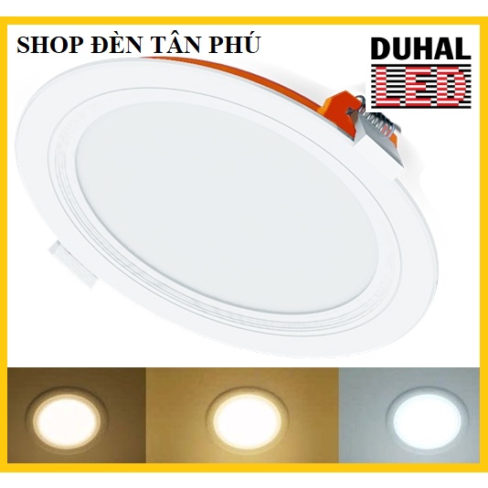 Đèn led âm trần Panel Duhal 6W 9W 12W ÁNH SÁNG 3 CHẾ ĐỘ MÀU TRẮNG ...