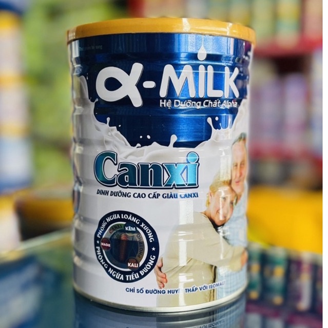 Sữa Alpha Milk Canxi , Bổ sung Canxi Phòng ngừa tiểu đường (900g ...