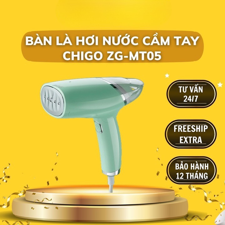 Bàn Là Quần Áo, Bàn Ủi Hơi Nước Cầm Tay CHIGO ZG-MT05 Cao Cấp [Bảo hành 12 tháng] | Shopee Việt Nam