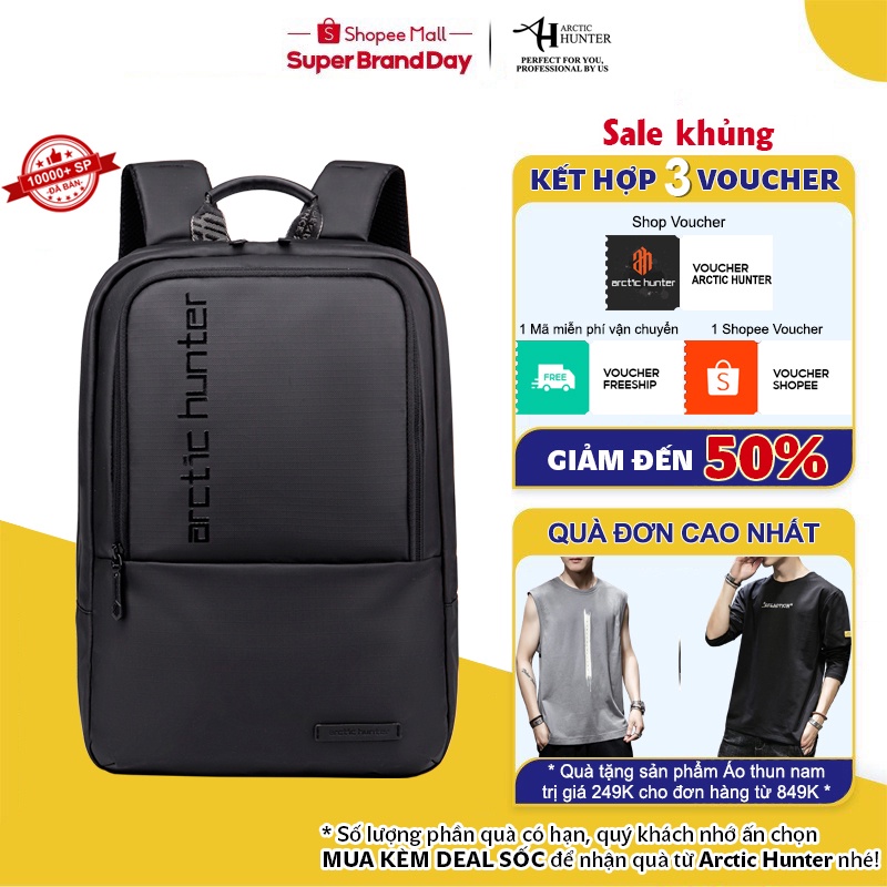 Balo laptop Arctic Hunter chất liệu Oxford Fabric chống thấm nước - B00529 | Shopee Việt Nam