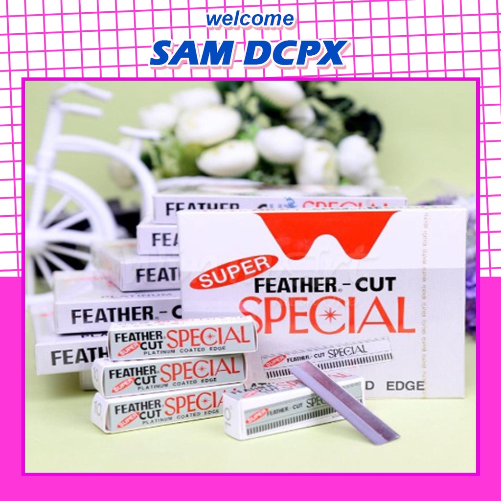 Dao cạo lông mày trong makeup Phun Xăm (1 hộp 10 chiếc) | Sam Dcpx | Shopee Việt Nam