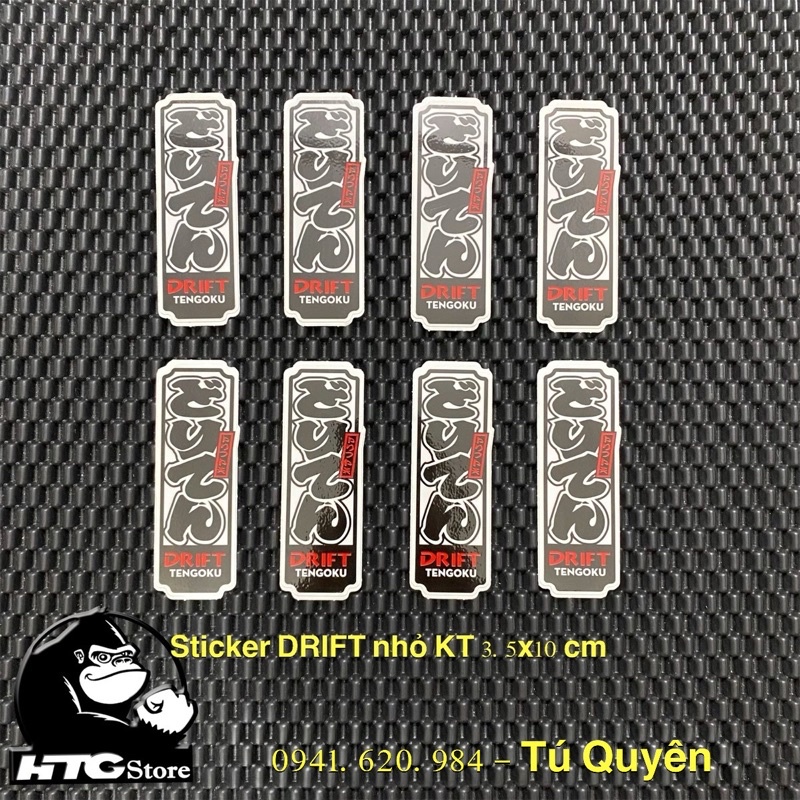 Tem Sticker DRIFT Tengoku cho mấy anh fan Nhật vui tính dán trang trí ...