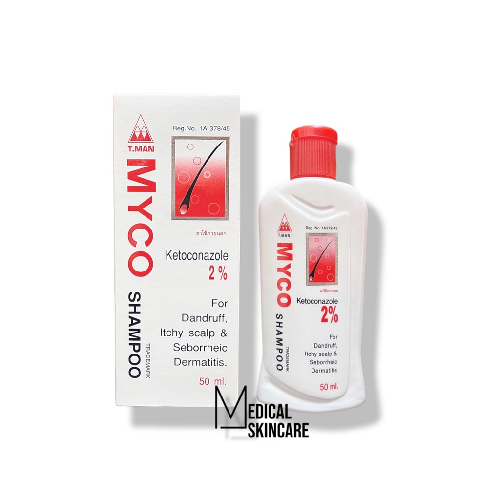 Dầu gội hết nấm, hết gàu, vảy da đầu MyCo shampoo Thailand | Shopee ...