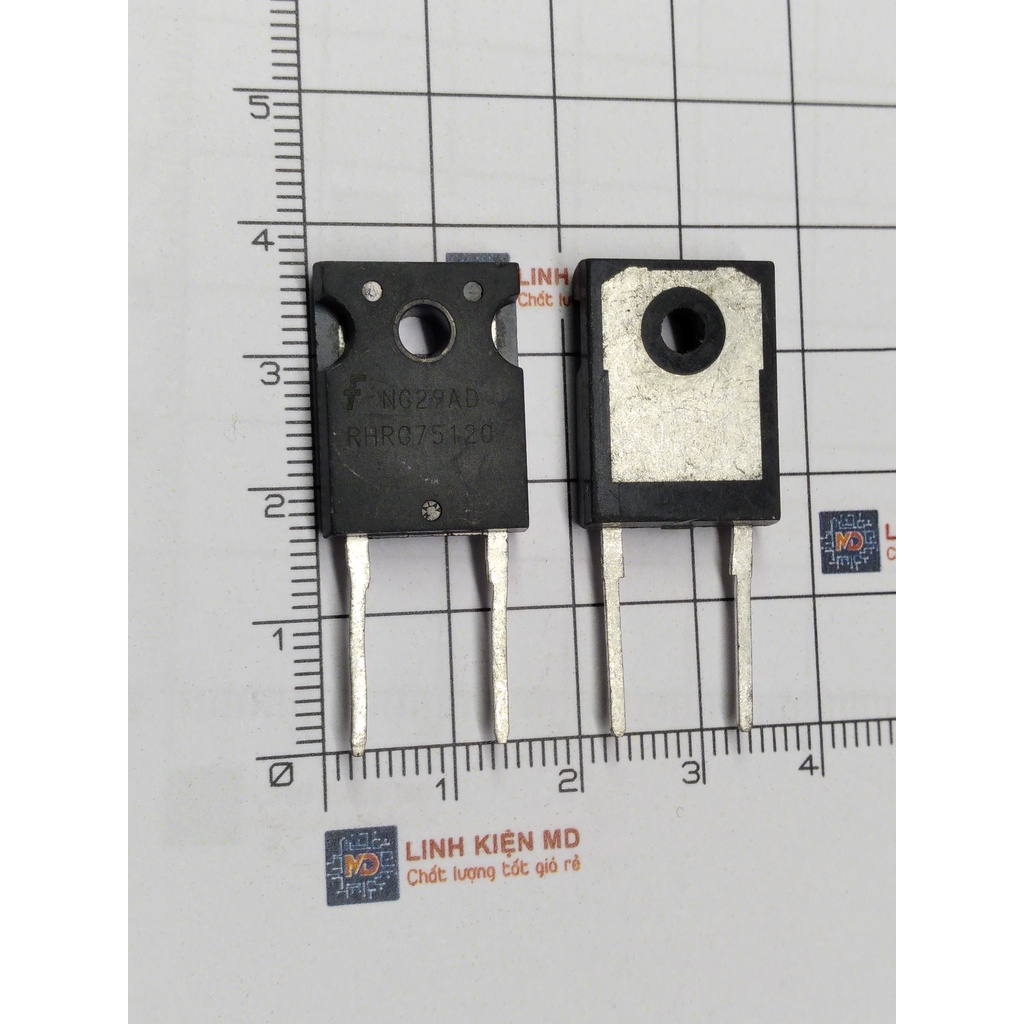 RHRG75120 Diode xung / 75A - 1200V ( Chính hãng Fairchild ) | Shopee ...