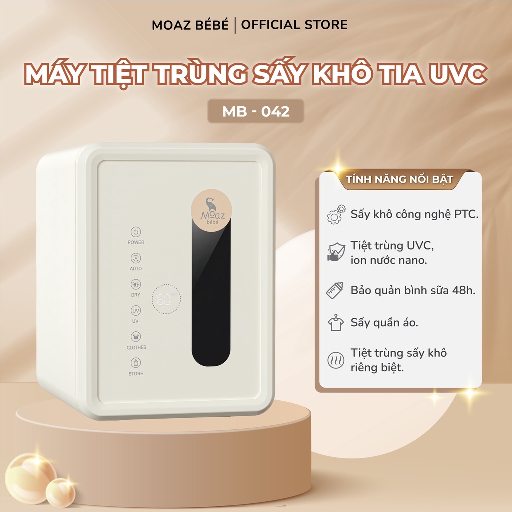 MÁY TIỆT TRÙNG BÌNH SỮA UVC CHUYÊN DỤNG MB042 | Shopee Việt Nam