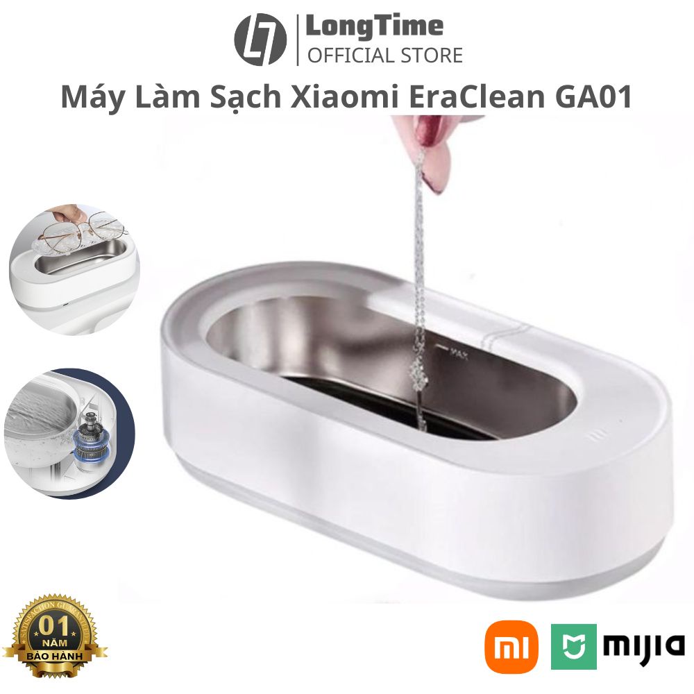 Máy Rửa Trang Sức Bằng Sóng Siêu Âm Xiaomi EraClean GA01 - Máy Làm Sạch Kính , Cọ Trang Điểm ...