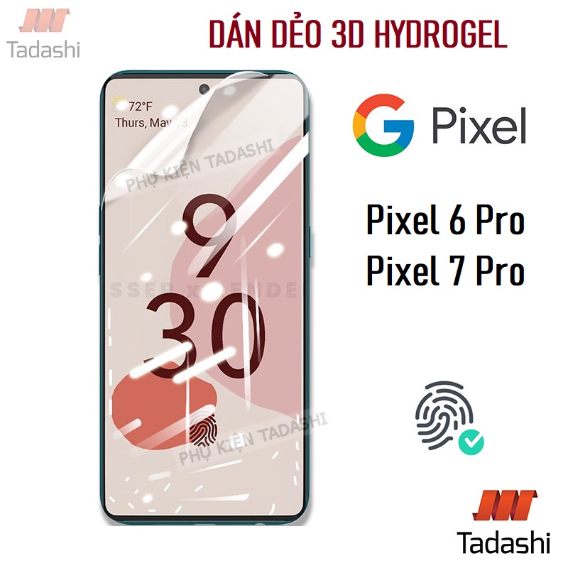 Miếng Dán Dẻo Hydrogel Google Pixel 6 Pro, Pixel 7 Pro Trong Suốt HD ...