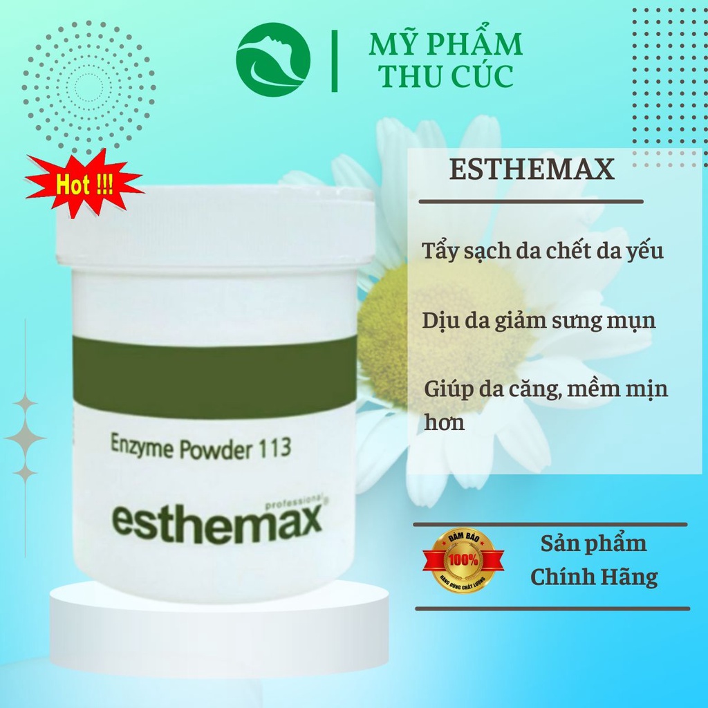 Tẩy da chết sinh học Enzyme Powder 113 225g Esthemax chính hãng cho Spa ...