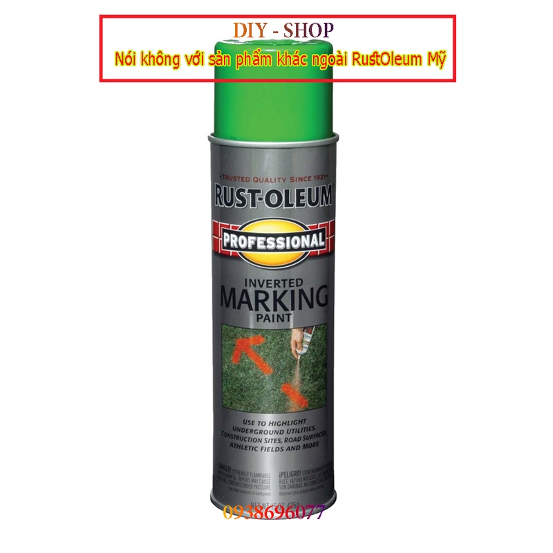 Professional Inverted Marking Paint Spray - Sơn Làm Dấu Rust-Oleum ...