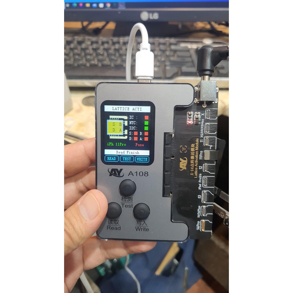 Box AY-A108 Kèm 2 mạch. Mạch làm Face Không Khò Hàn và Mạch Làm Pin: X ...