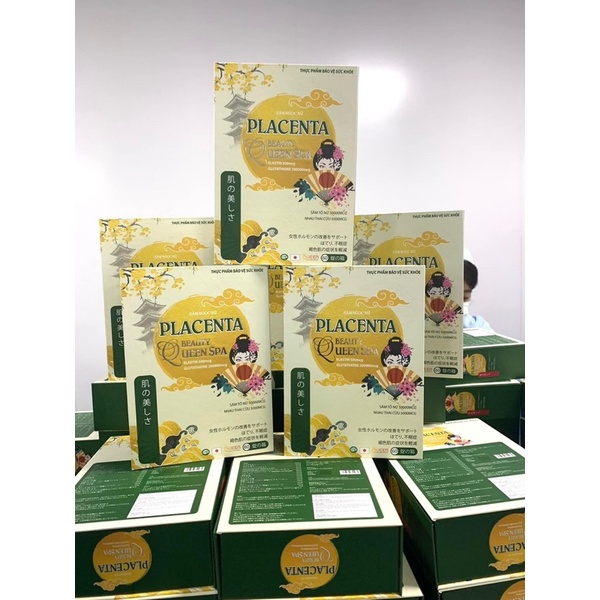 VIÊN UỐNG HỖ TRỢ ĐẸP DA SÂM NGỌC NỮ PLACENTA BEAUTY QUEEN | Shopee Việt Nam