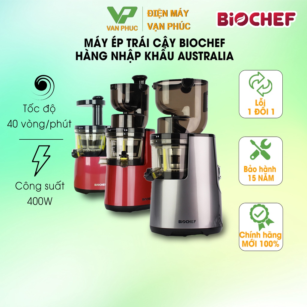 Máy ép chậm trái cây Biochef 555, Biochef 666, Biochef 888 (dùng cho ...