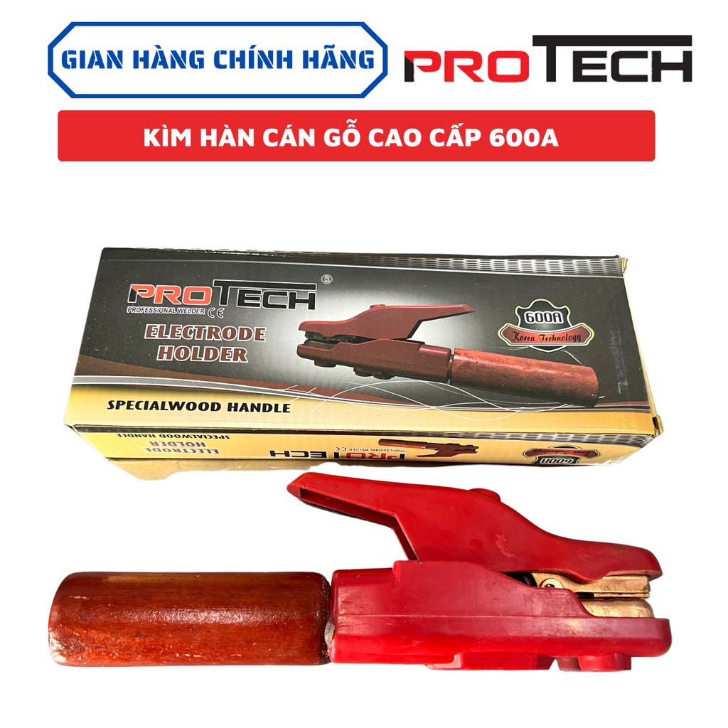 Kìm hàn cán gỗ cao cấp Protech 600A | Shopee Việt Nam