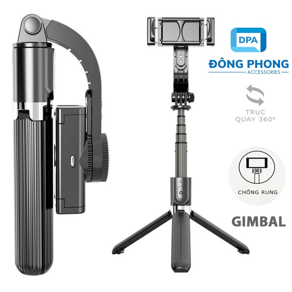 Gậy Chụp Hình Chống Rung Kiêm Gimbal Tripod L08 Chính Hãng (Anti Shake, Tripod, Gimbal ...