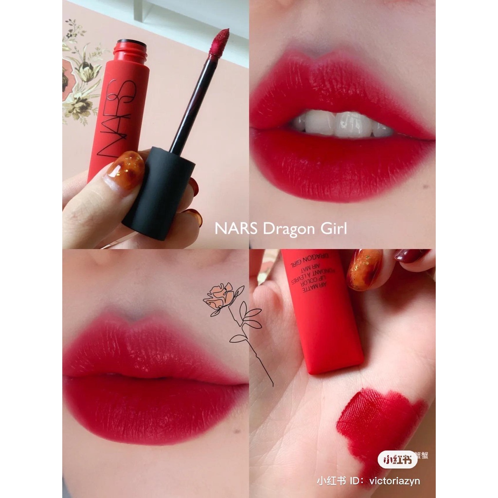 NARS - Son Kem Nars Air Matte Lip Color màu Pin Up - Morocco - Dragon Girl - Lose Control ...