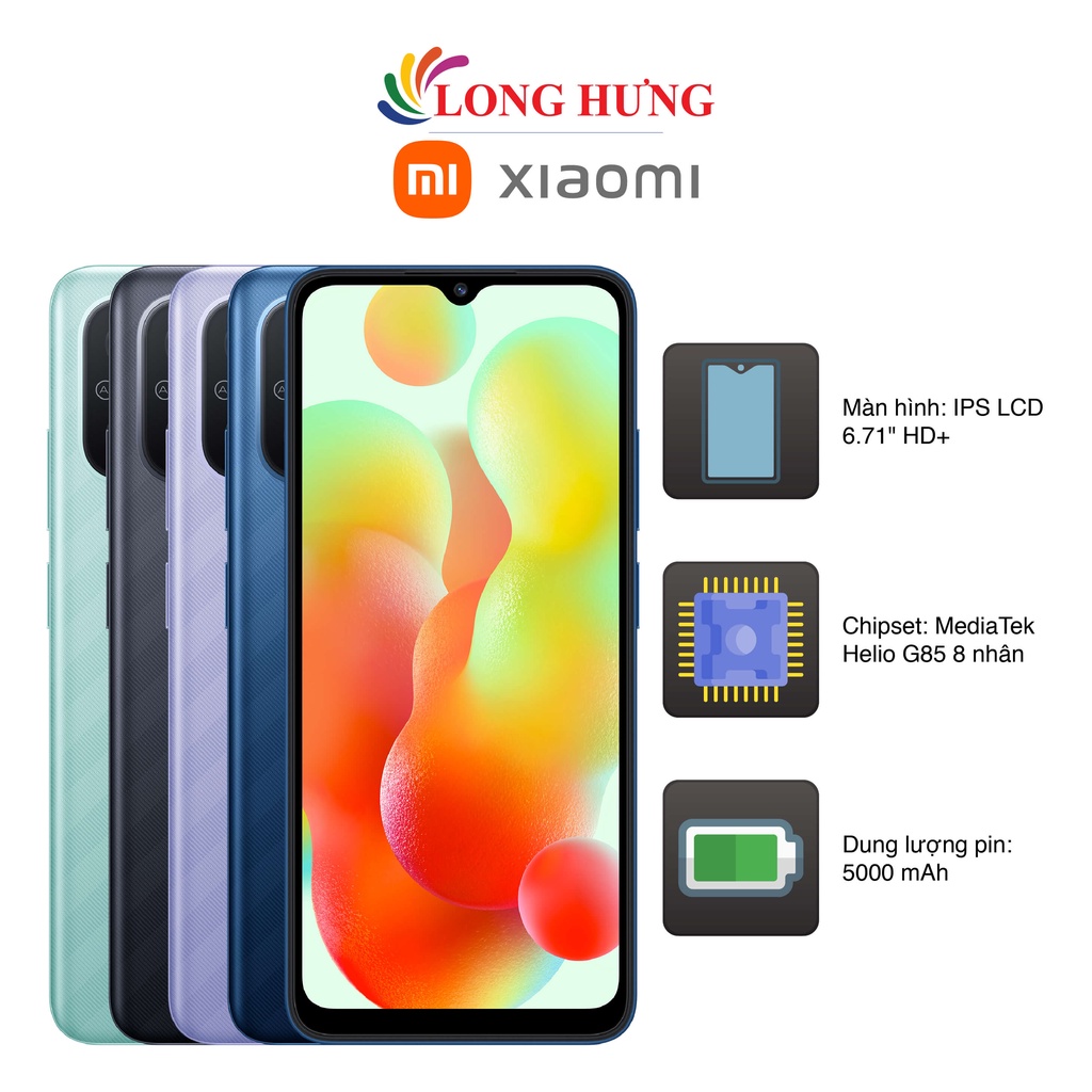 Điện thoại Xiaomi Redmi 12C (4GB/64GB) - Hàng chính hãng | Shopee Việt Nam