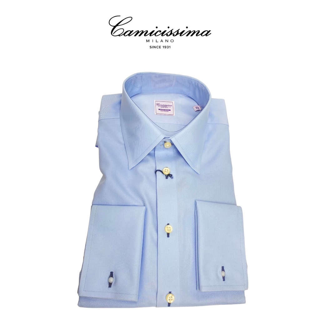 Áo Sơ Mi Nam Tay Dài CAMICISSIMA Xanh Trơn Form Extra Slim Fit Dòng Non-iron - NIESFBLU11090 ...