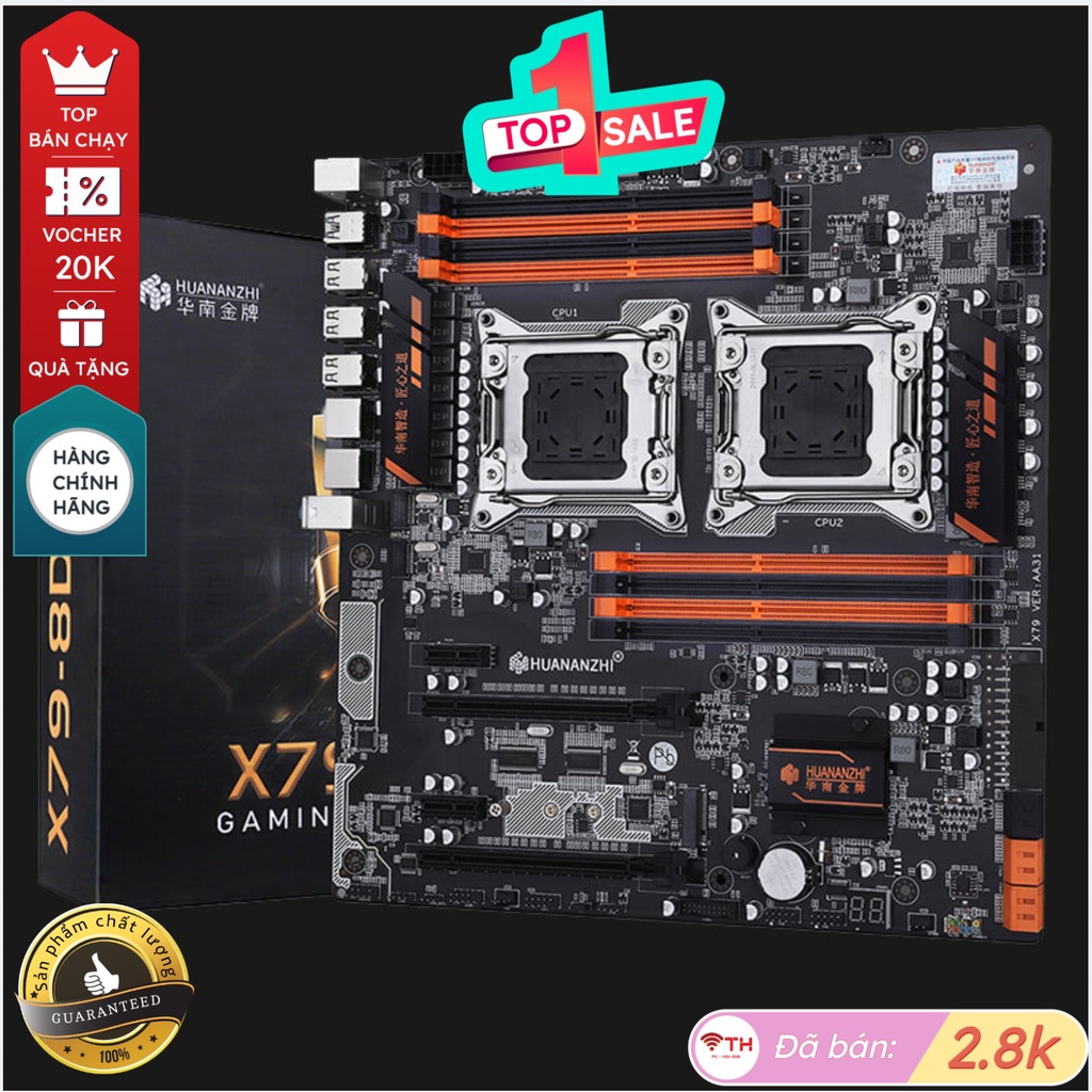 Bo mạch chủ Mainboard Huananzhi X79 8D , X99 8D3 X99 8D4 X99 F8D X99 T8D X99 F8D plus Dual CPU ...