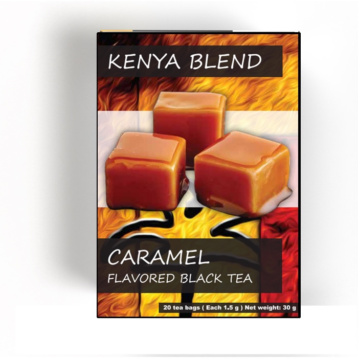 Trà túi lọc Kenya Blend Tea: Caramel 20 bao thiếc đóng gói riêng ...