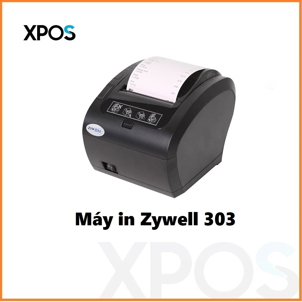 Máy in nhiệt ZYWELL ZY303 [usb + lan] chính hãng, in bil, in bếp, in ...