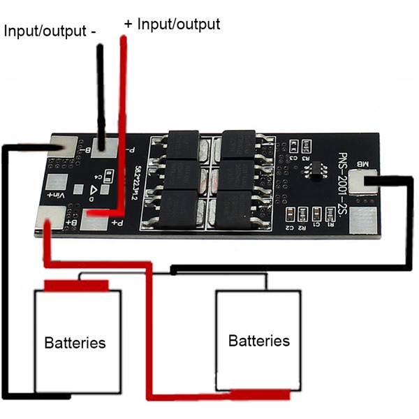 Mạch cân bằng 2s cell pin 3.7v 7.4v 8.4v 20a mạch pin máy hút bụi ...