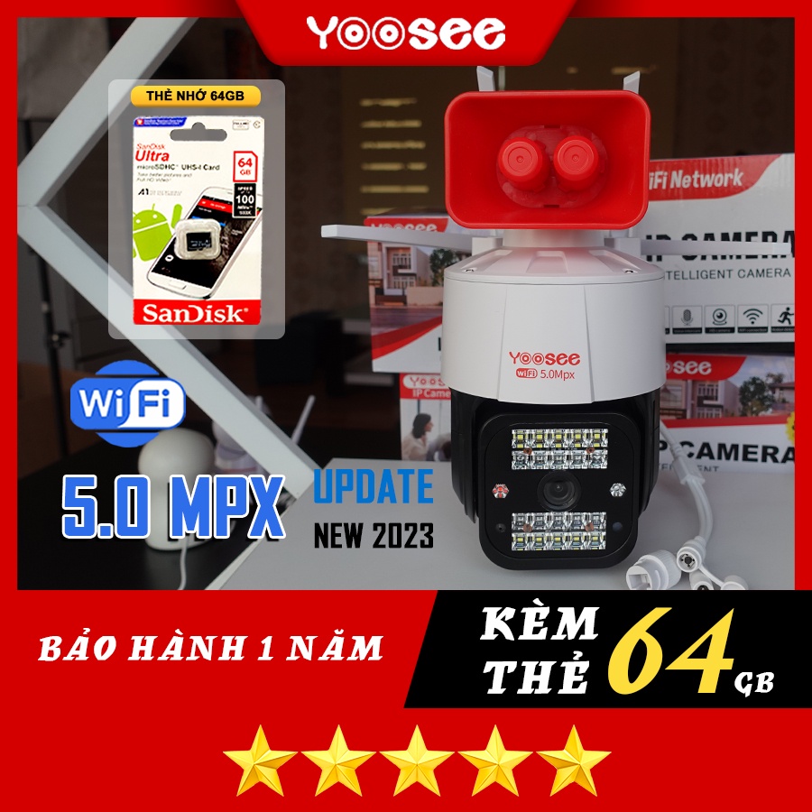 Camera Yoosee Trong Nhà Và Ngoài Trời Các loại BH 1 Năm - Combo Kèm Thẻ ...