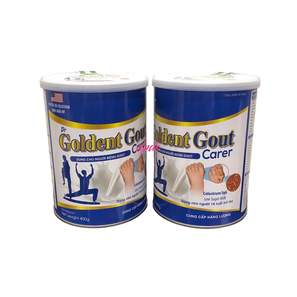 [Combo 02 hộp] Sữa Cho người bệnh Gout,Dr Goldent Gout cung cấp dinh ...