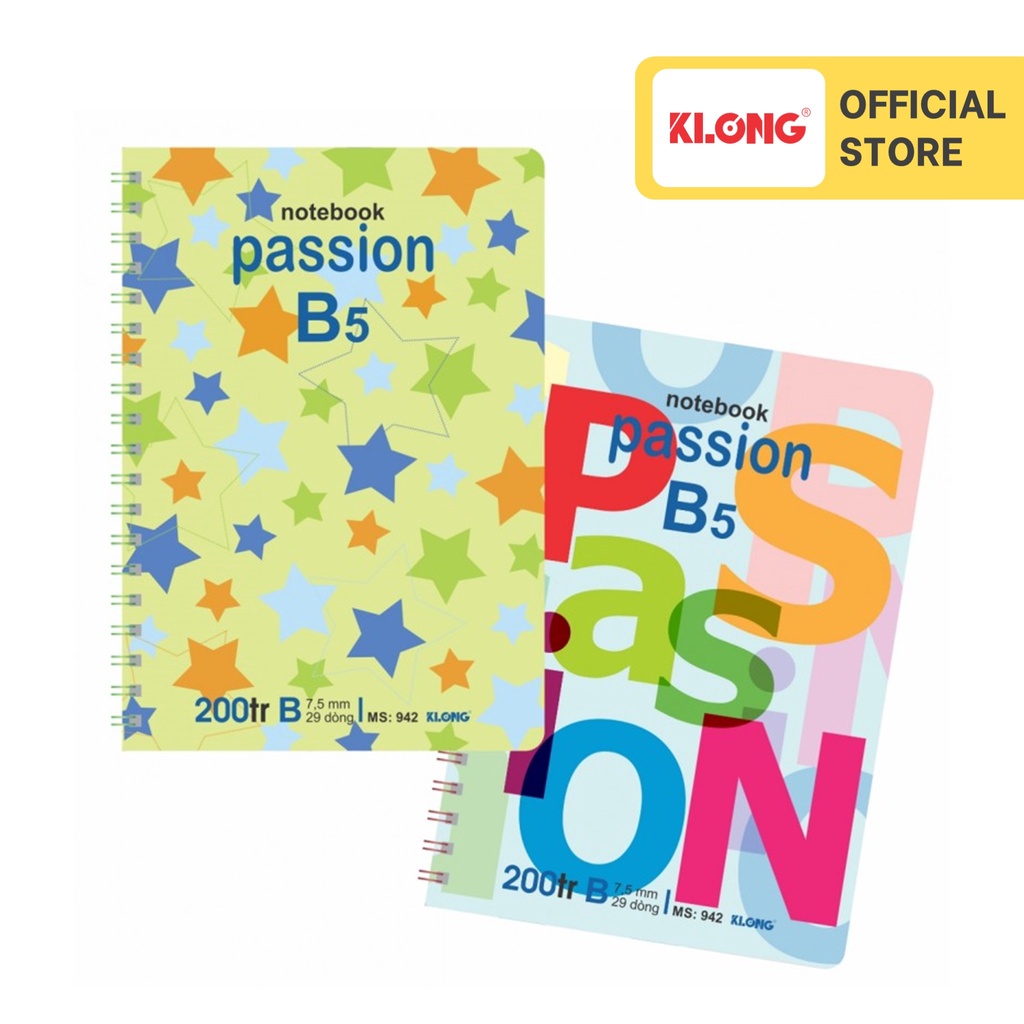 Sổ kẻ ngang lò xo kép KLONG B5 200 trang 70/76; MS: 942 | Shopee Việt Nam