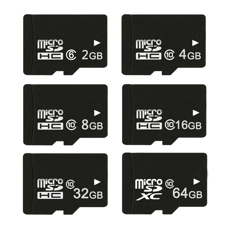 Thẻ nhớ MicroSD Class 10 Tốc độ cao (Đen) 2GB/4GB/8GB/16GB/32GB/64GB ...