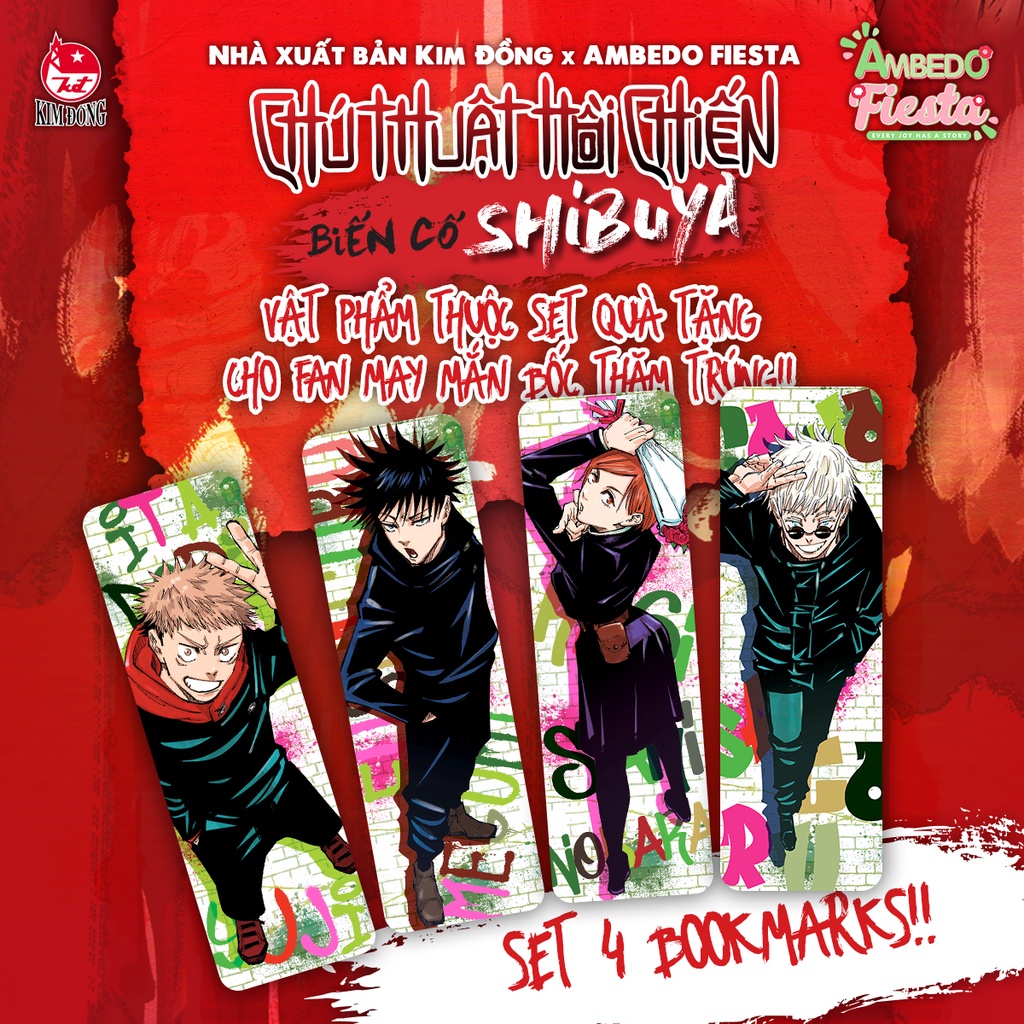 BÌA/POSTER/BOOKMARK/STANDEE CHÚ THUẬT HỒI CHIẾN (JUJUTSU KAISEN) AMBEDO ...
