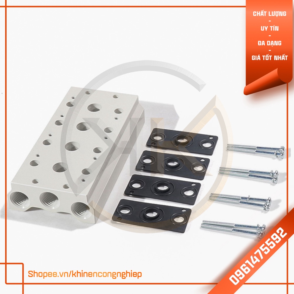 Đế Van Điện Từ Khí Nén 4V200M 2F/3F/4F/5F/6F/7F/8F/9F | Shopee Việt Nam