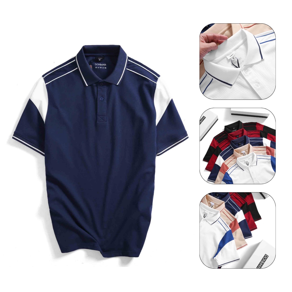 Áo thun polo nam Kboy Shop chất liệu Premium Pique CVC mềm mại thấm hút tốt,giữ form dáng của áo ...