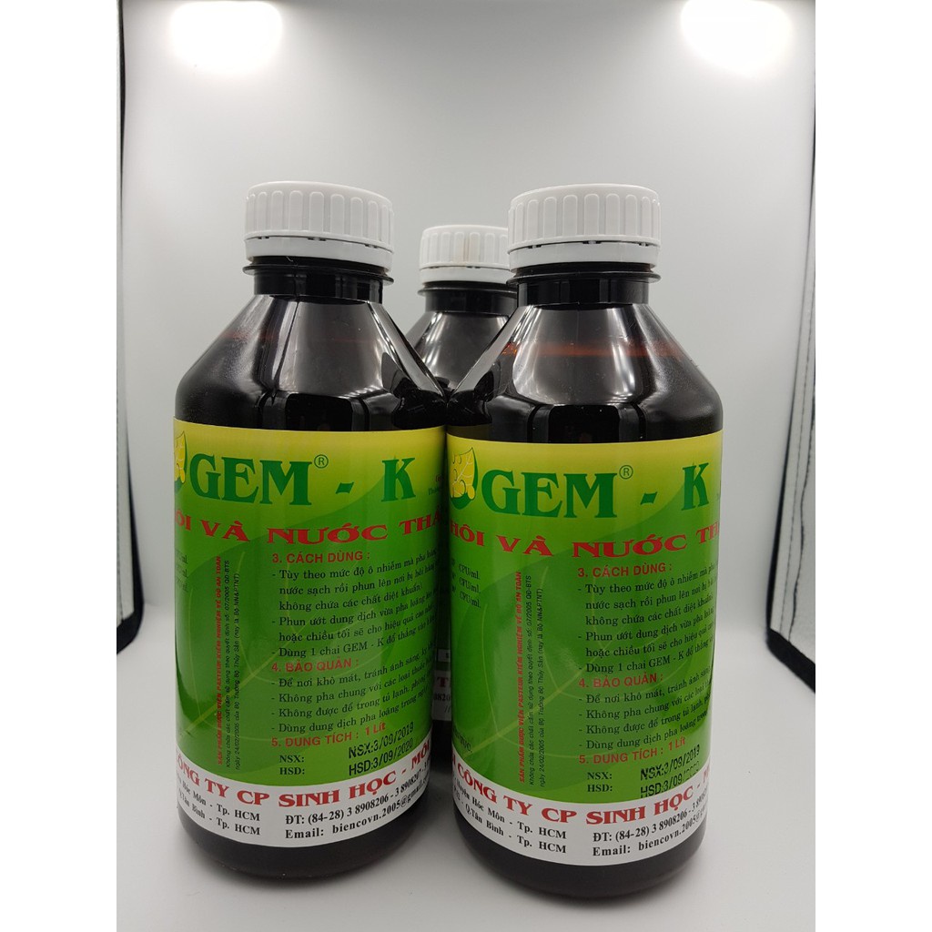 GEM-K XỬ LÝ MÙI HÔI VÀ NƯỚC THẢI | Shopee Việt Nam