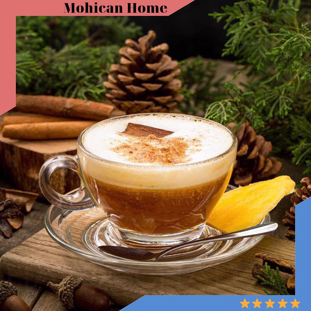 Cốc thủy tinh có quai Ocean Caffe Latte Cup 260ml, ly thủy tinh Thái ...