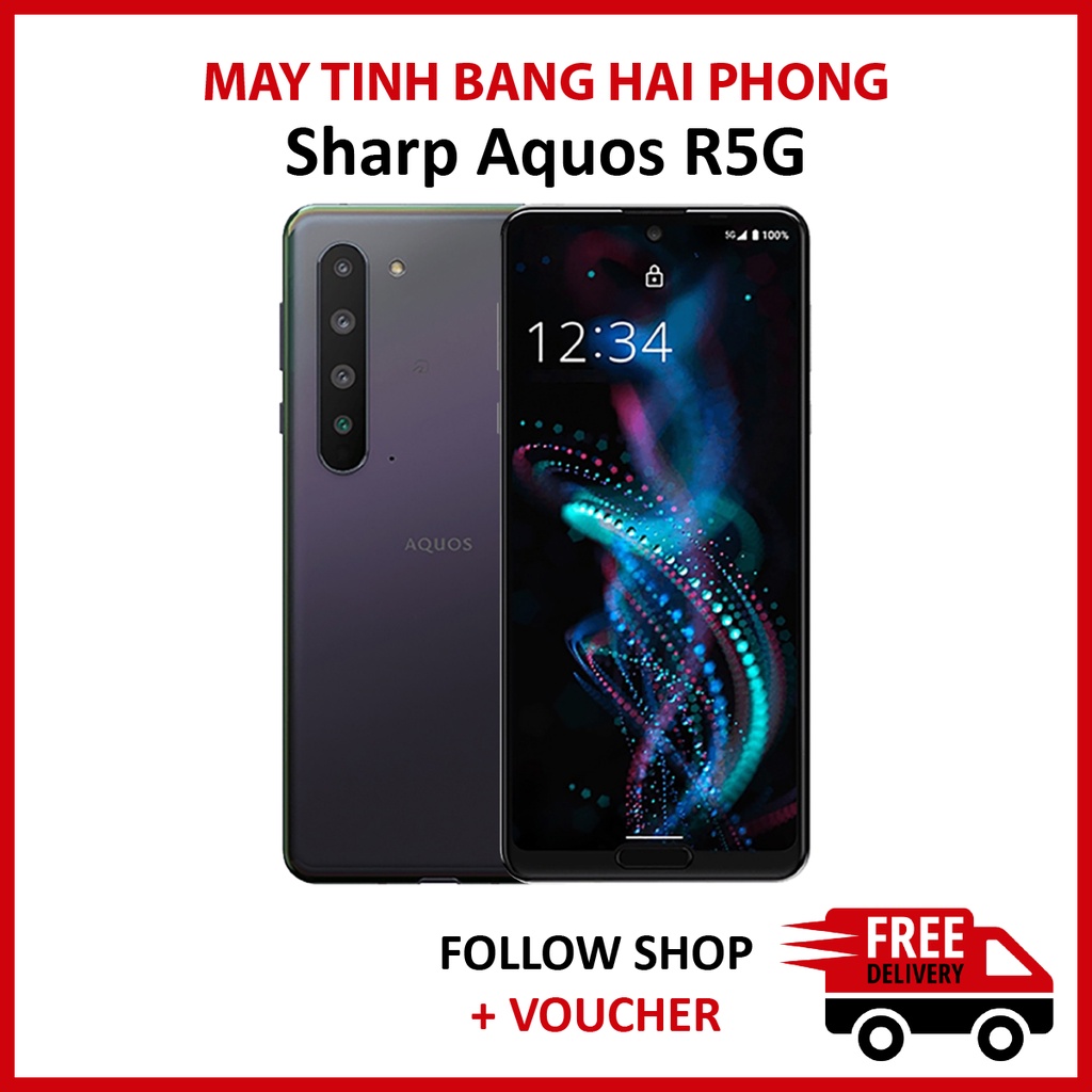Điện thoại Sharp Aquos R5G cấu hình khủng ram 12/256GB, Snapdragon 865 ...
