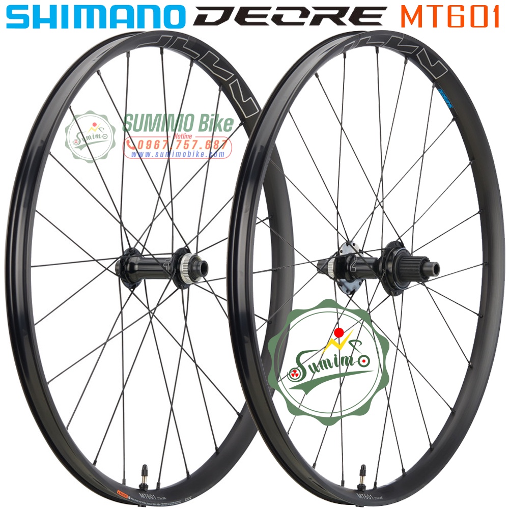 Bánh bộ nhôm SHIMANO WH-MT601 Tubless - Đùm TA Boost cối MS 12 Speed ...