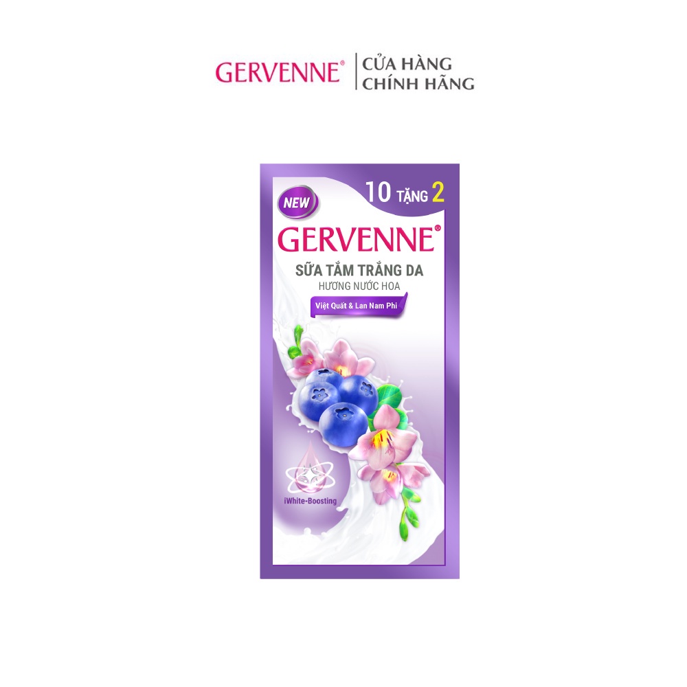 GERVENNE - DÂY 12 GÓI SỮA TẮM GERVENNE 5G ĐỦ MÙI LỰA CHỌN. | Shopee ...