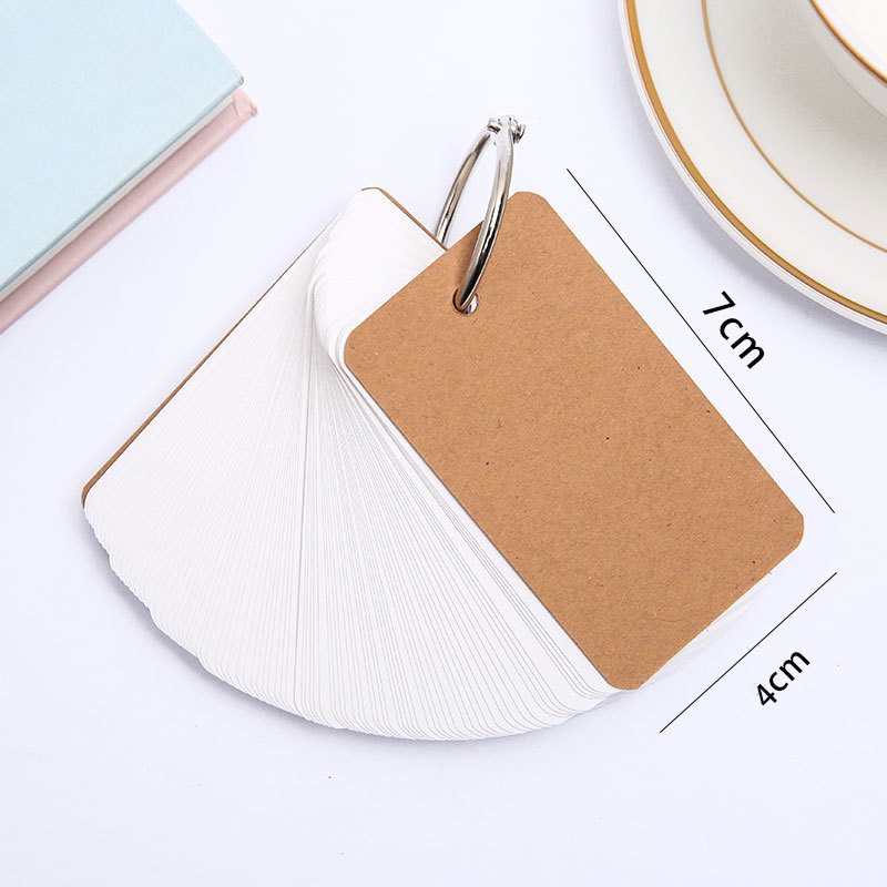 Giấy Flash Card Tiện Dụng 100 trang Để Note/ Ghi Chú - Màu Đen & Nâu ...