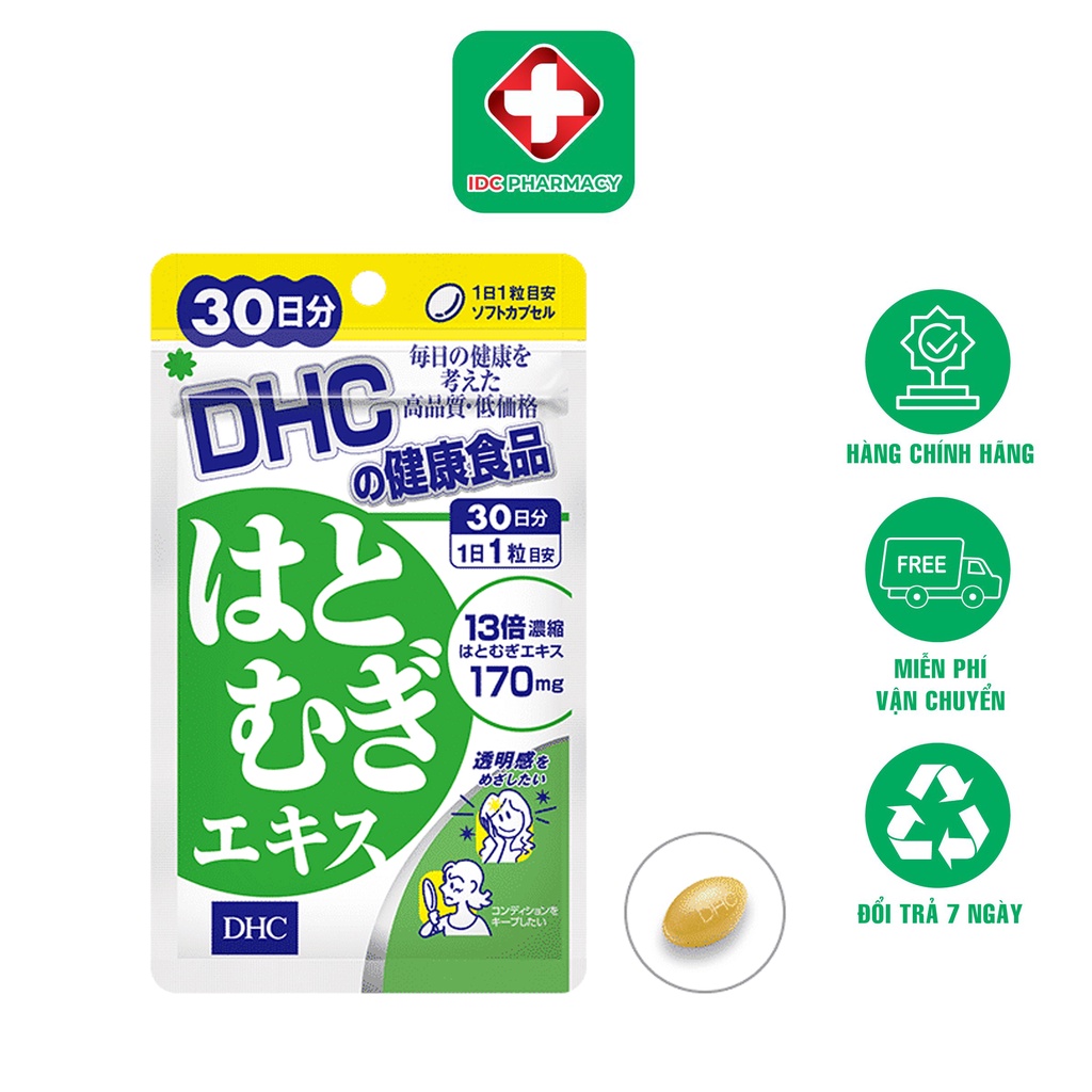 Viên uống DHC sáng da Adlay Extract gói 30 ngày | Shopee Việt Nam