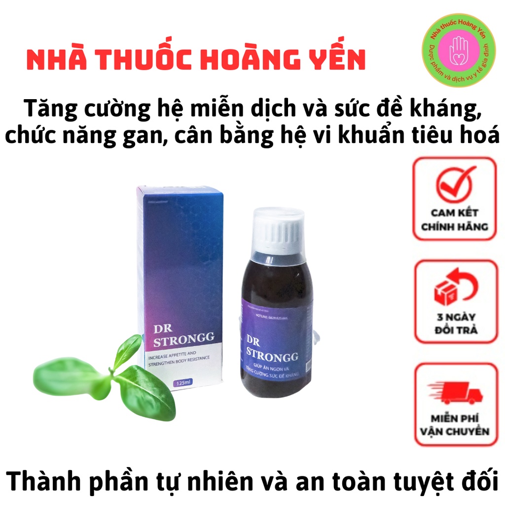 DR STRONG Tăng cường hệ miễn dịch và sức đề kháng, chức năng gan, cân ...